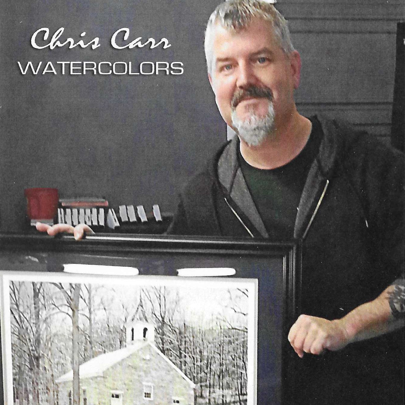 Watercolors by Chris Carr - Links Bridge Vineyards